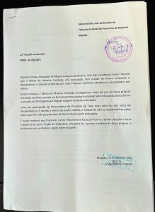 Mineradora de Moatize rasga ordem do tribunal - Evidencias